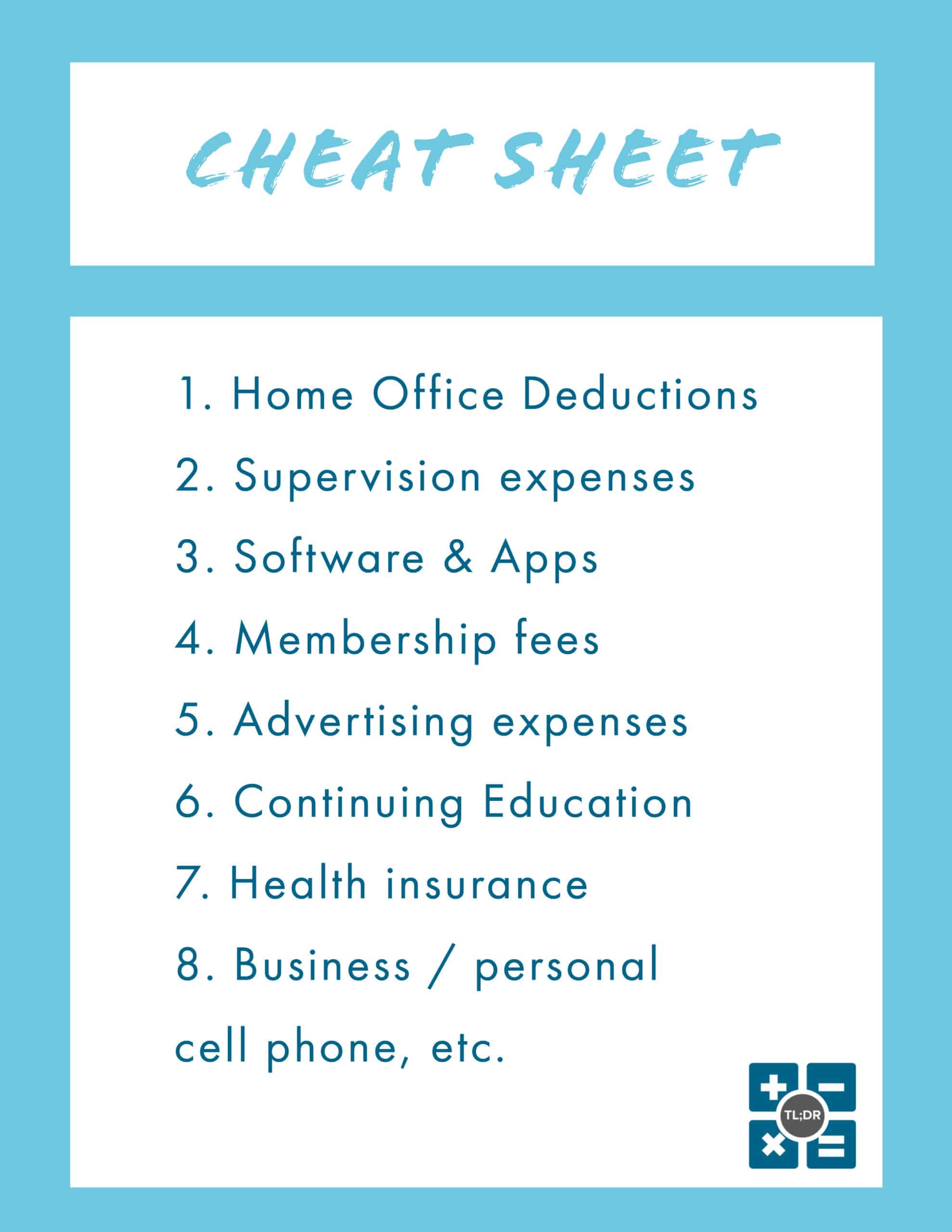 Tax Deductions For Therapists | TL;DR: Accounting Tax Deductions For Therapists | TL;DR: Accounting