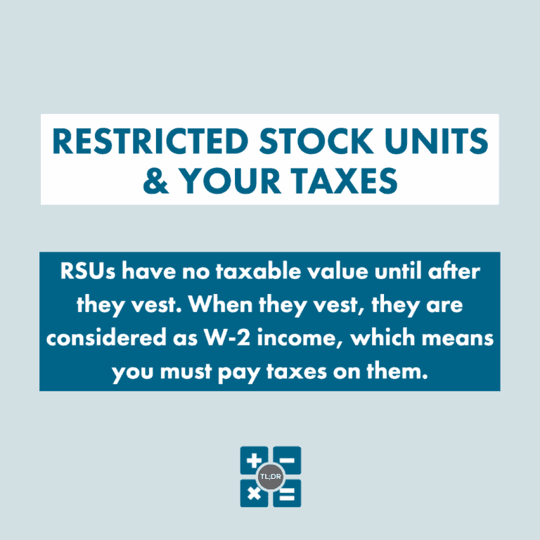 Restricted Stock Unit Taxes: Your W-2 & Everything Else To Know